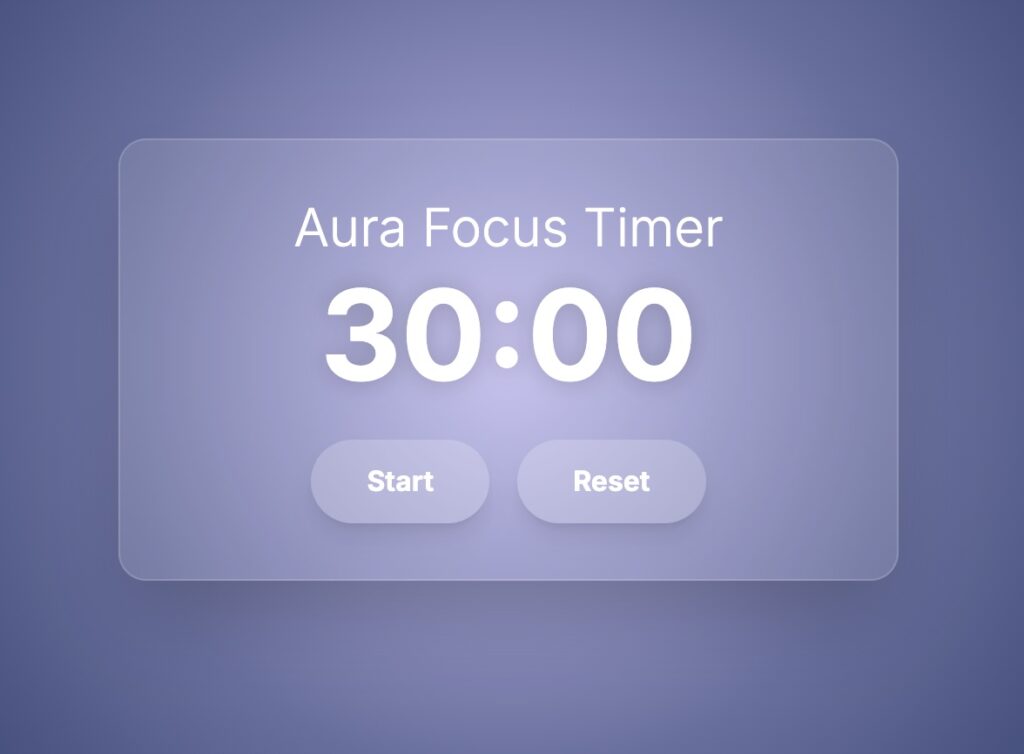 Online Sensory Timers For Focus & Mindfulness